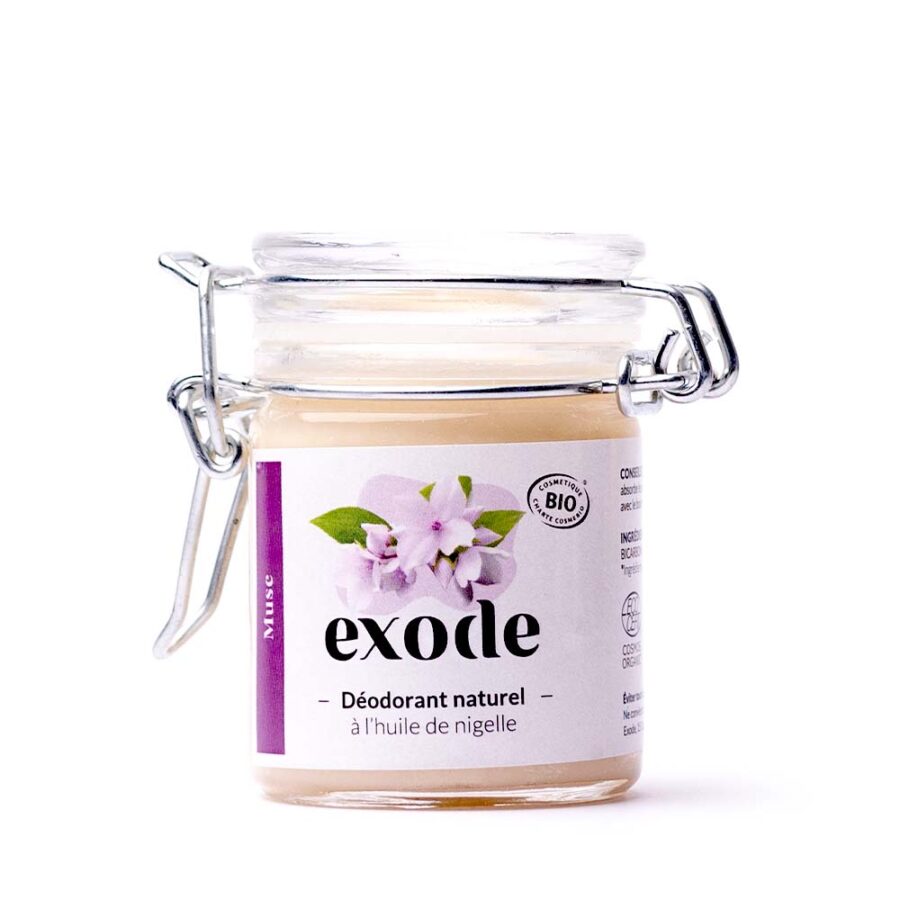 Déodorant Exode Bio & Naturel | Huile de Nigelle, Peaux Sensibles