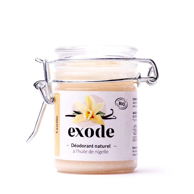 Déodorant Exode Bio & Naturel | Huile de Nigelle, Peaux Sensibles